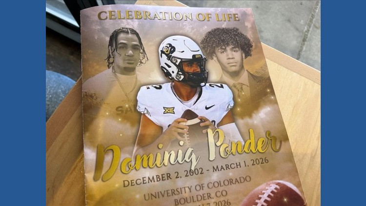 Hundreds gather at CU Boulder to honor quarterback Dominiq Ponder