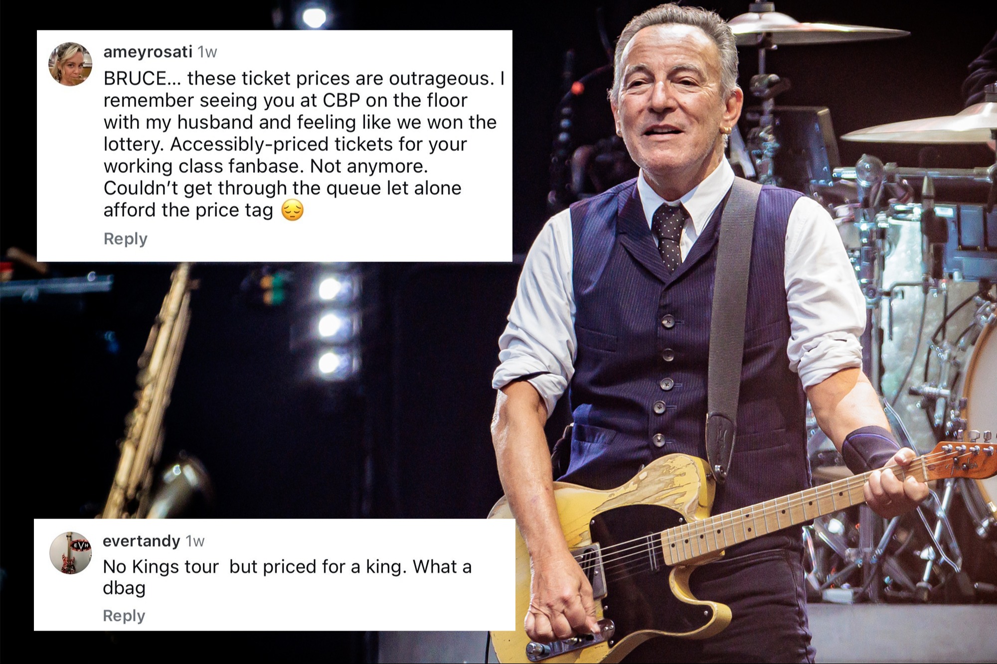 Springsteen fans outraged over pricey tickets for 'No Kings'-themed ...