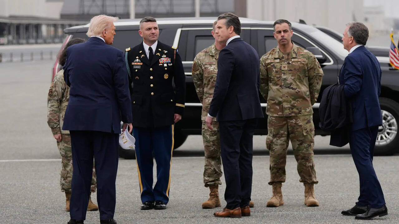 President Trump attends dignified transfer ceremony for fallen soldiers ...