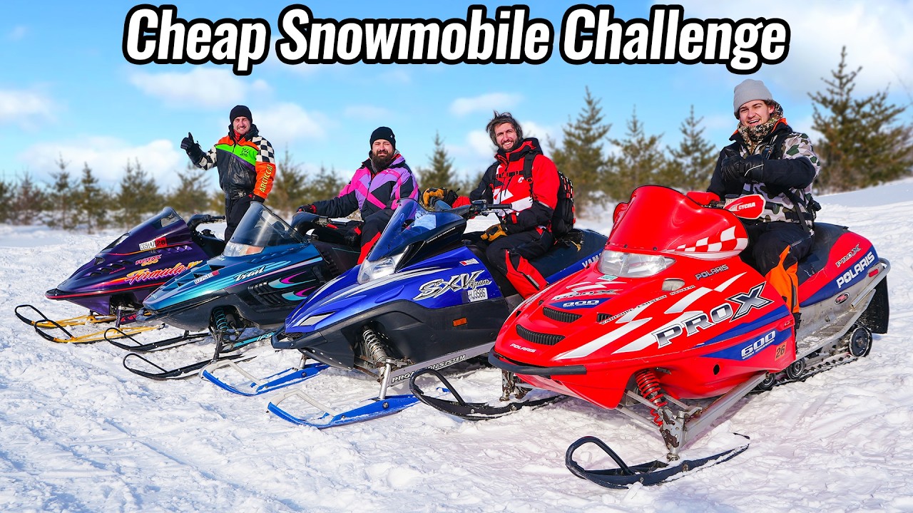 Cheap snowmobile challenge! 💥