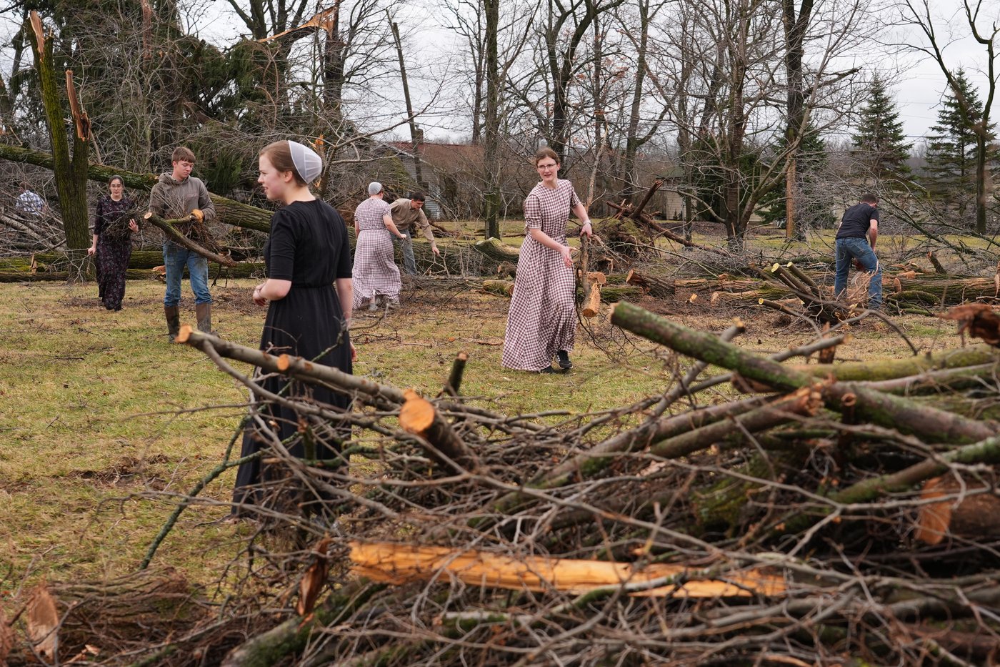 Authorities search debris after suspected tornadoes kill 6 in Michigan ...