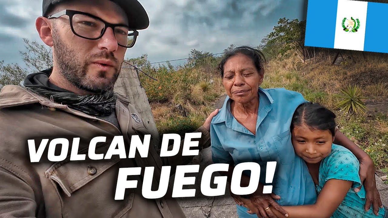 Visito el pueblo arrasado por el volcán en Guatemala