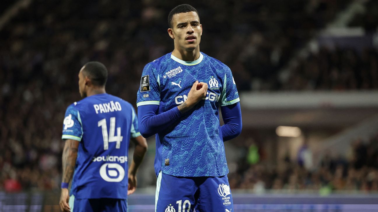 Mason Greenwood cracker sees Marseille past Toulouse and into third