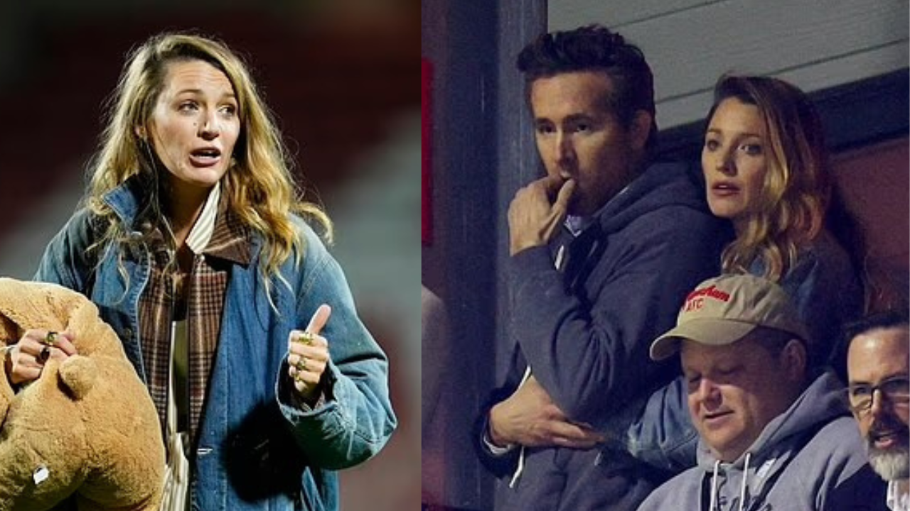 Blake Lively comforts Sam Smith while Ryan Reynolds Wrexham heartbreak ...