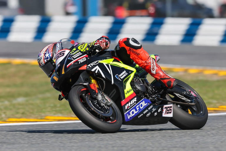 Peter Hickman battles through adversity in Daytona 200 as Josh Herrin ...