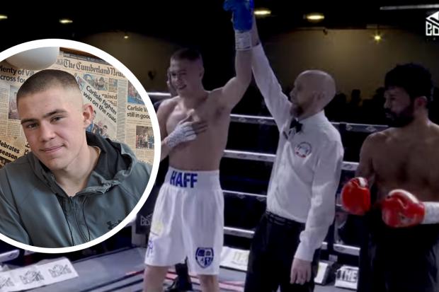 Carlisle boxer wins second pro fight in confident style