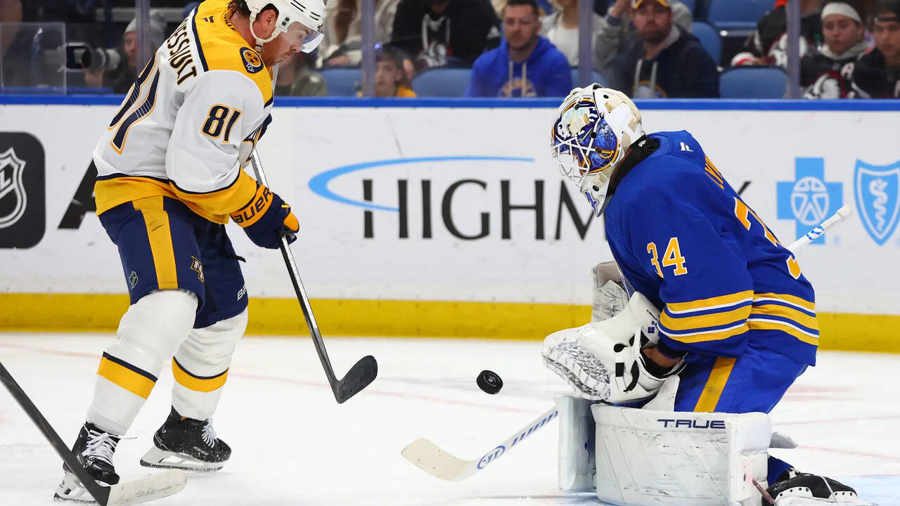 Buffalo Sabres secure sixth consecutive victory against Nashville Predators