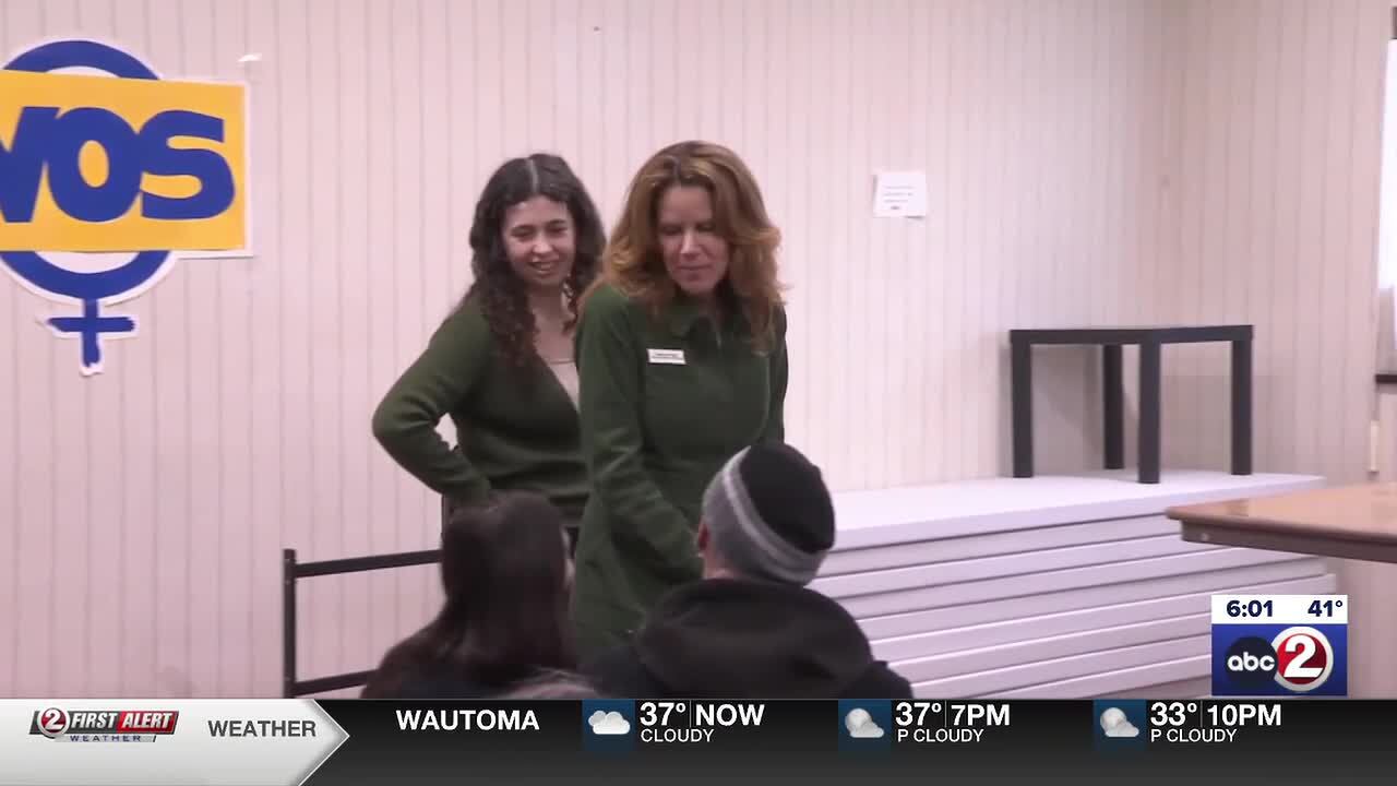 Supreme Court justice candidate Chris Taylor campaigns in Neenah