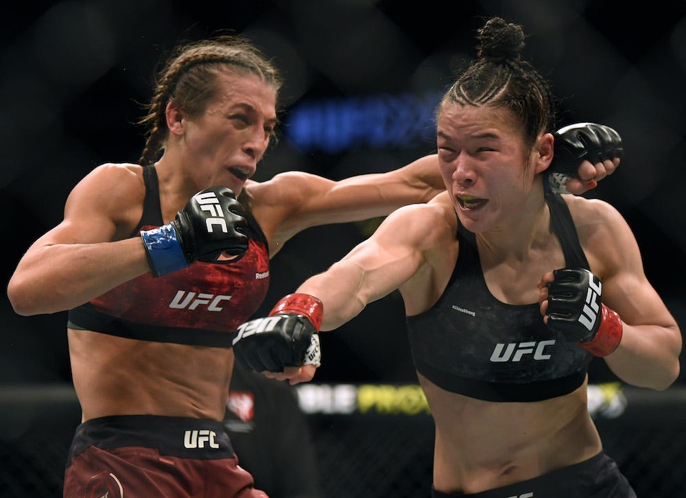 UFC Hall of Fame adds legendary women's strawweight title fight