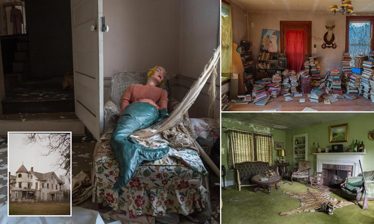 Truth about America's million-dollar mansions left to slowly rot after ...