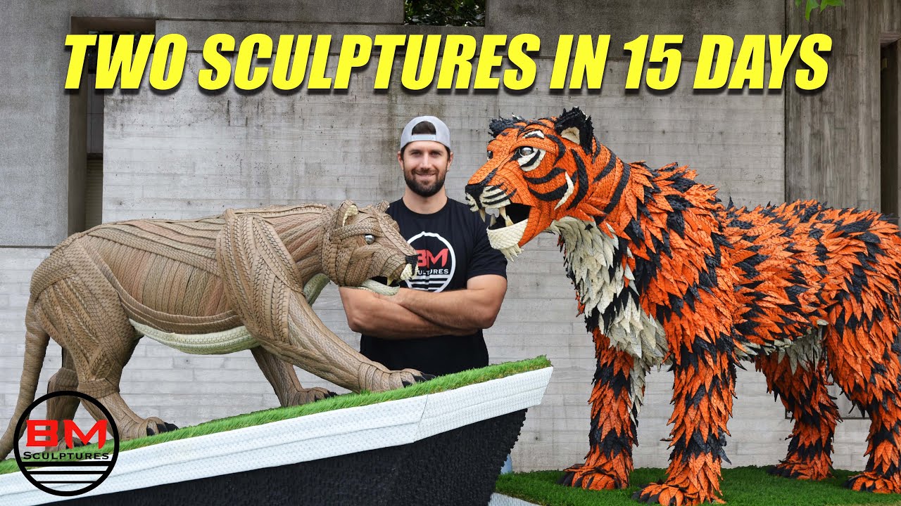 DIY life size sculptures revealed