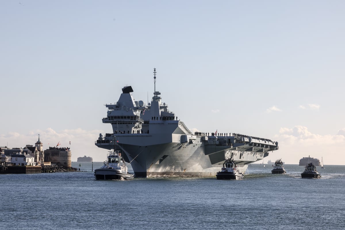 Facts and figures on HMS Prince of Wales as it is prepared for action