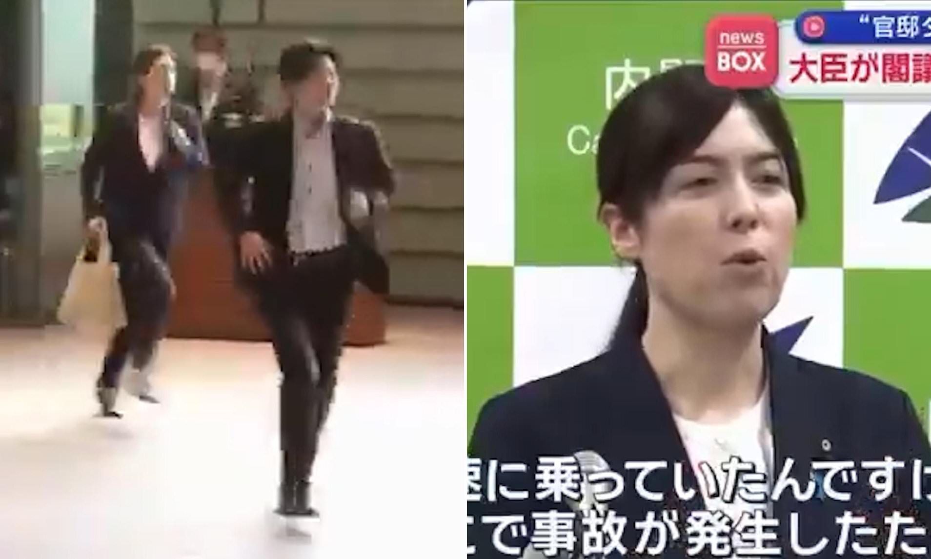 Moment Japanese Minister Apologises To The Whole Country For Being Five