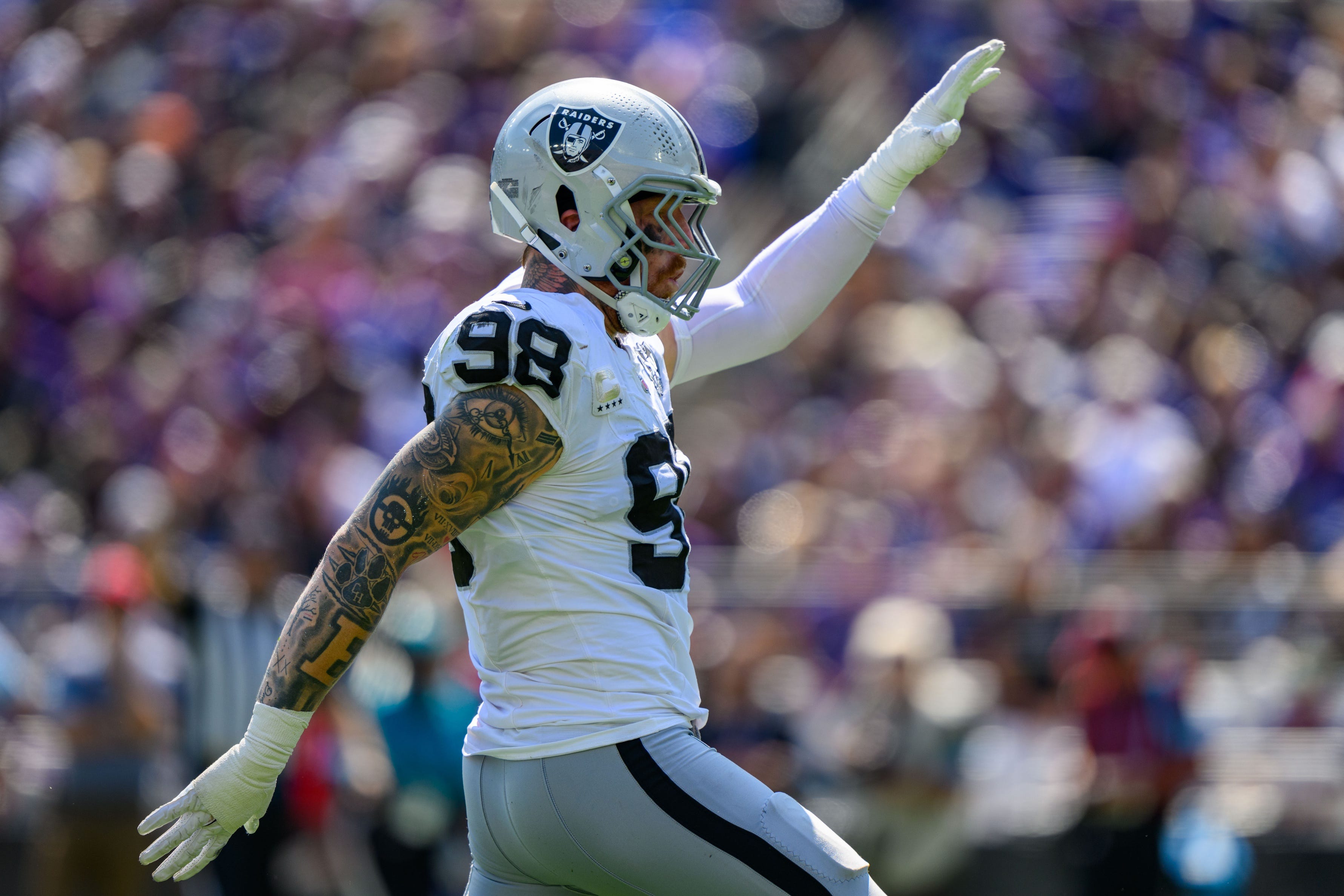 Chargers mock Ravens failing Maxx Crosby physical in schedule release video