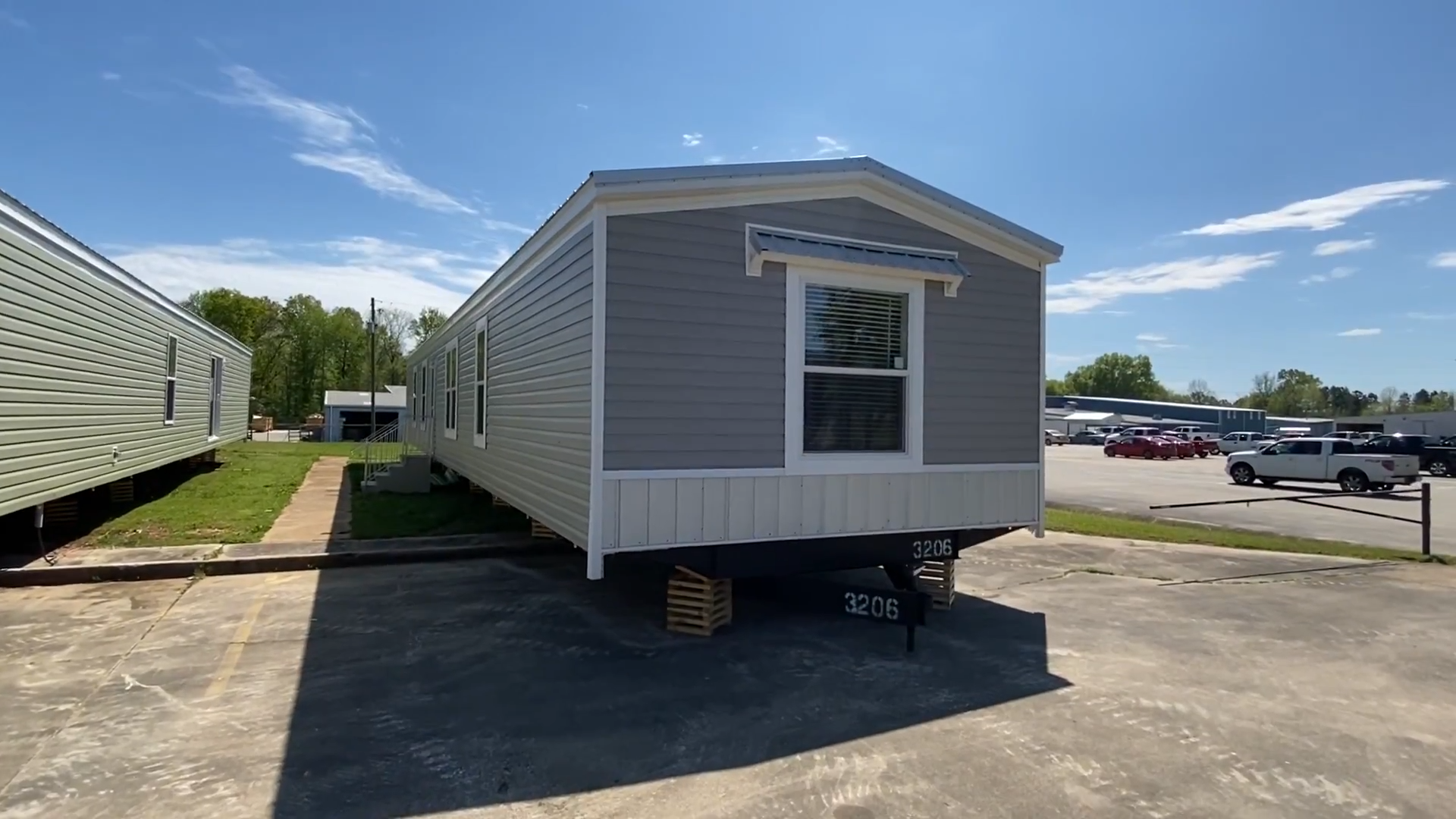 Touring a single-wide mobile home with a unique new layout