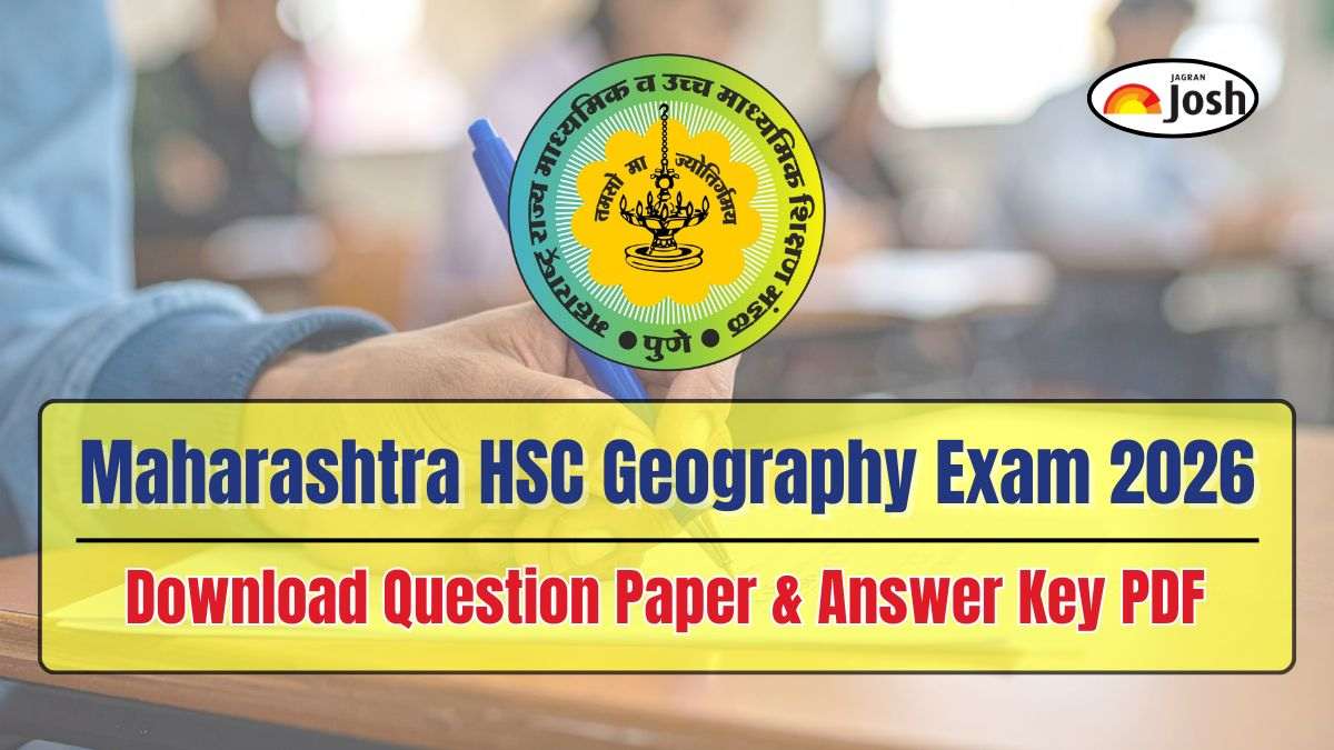 Maharashtra HSC geography question paper 2026 with answer key: Download PDF