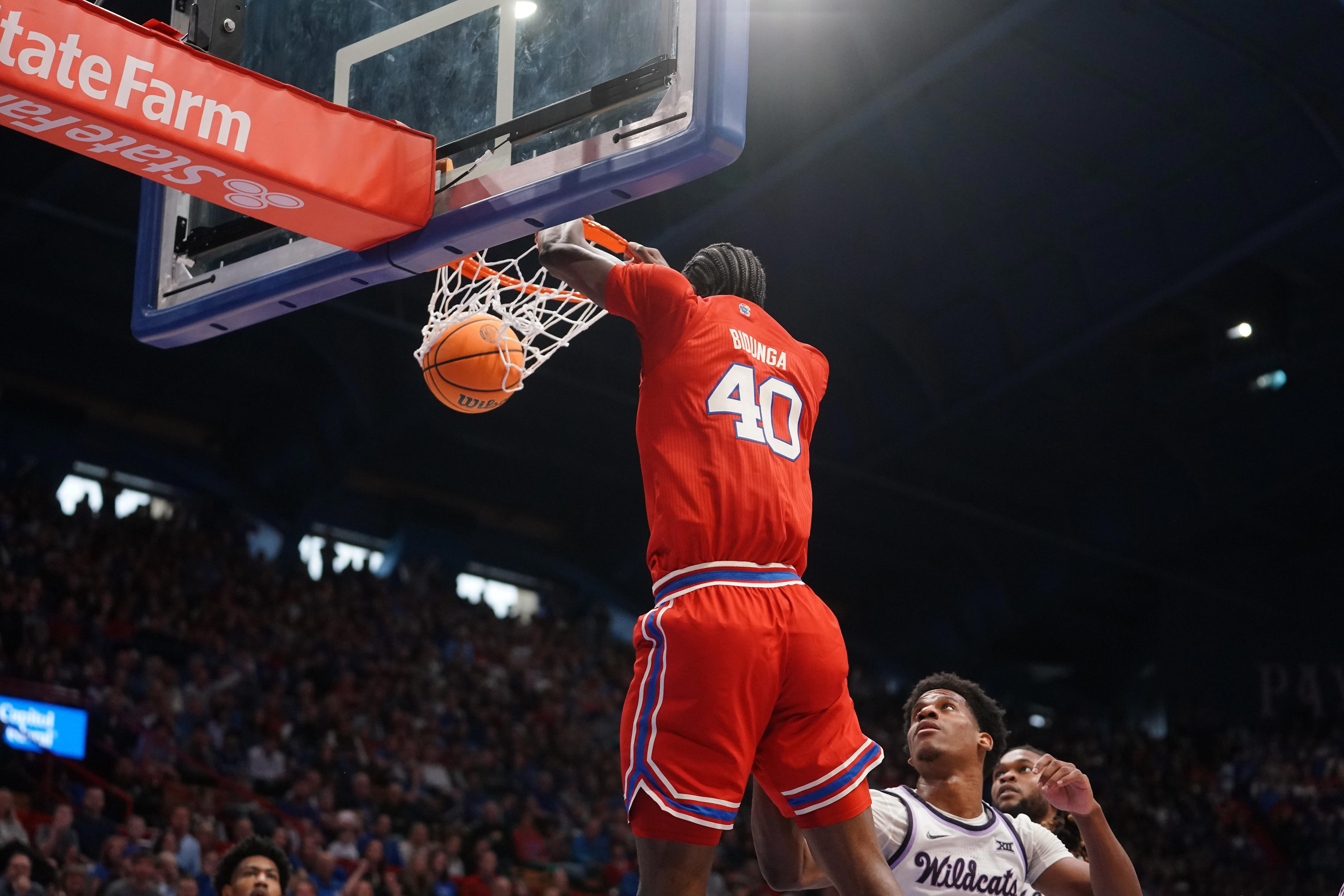 Kansas basketball’s Flory Bidunga is Big 12's top defensive player