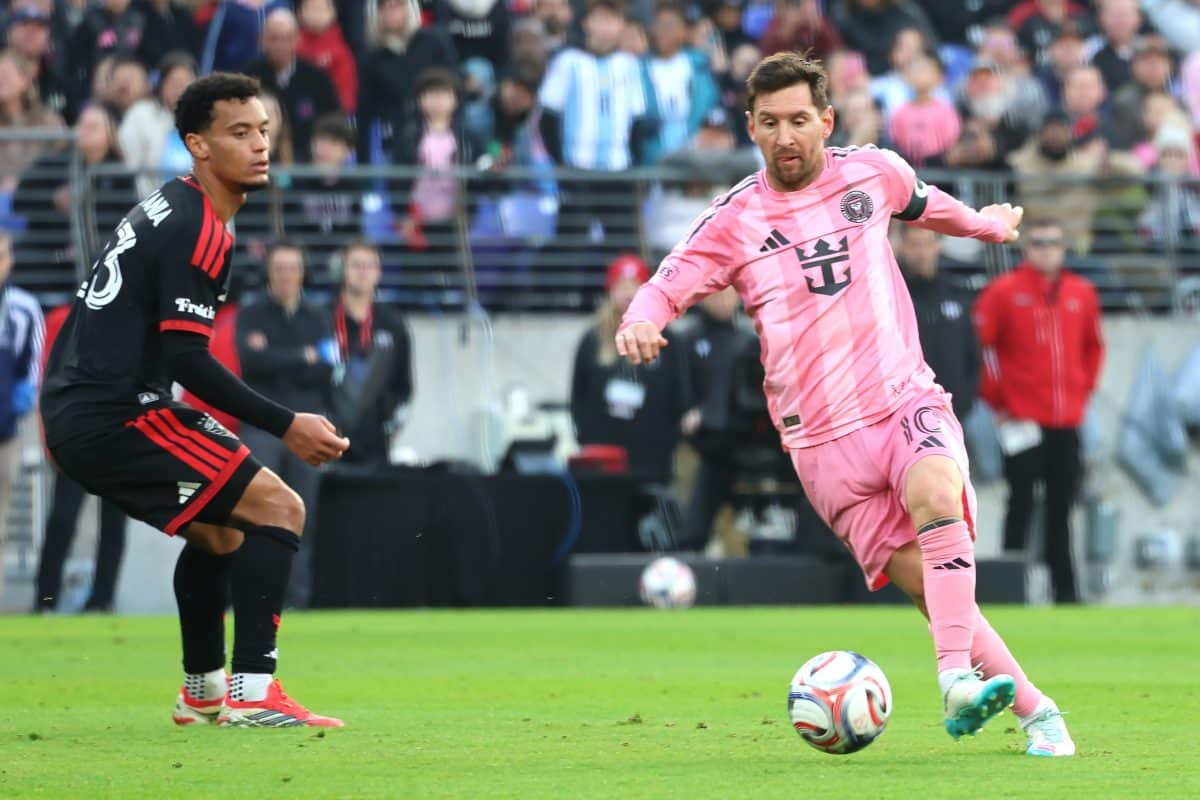 Messi marca el 899 y Inter Miami al DC United en la MLS