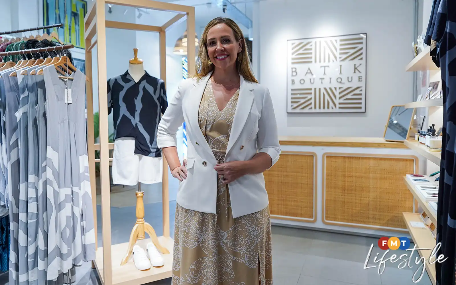 The American building livelihoods with Malaysian batik