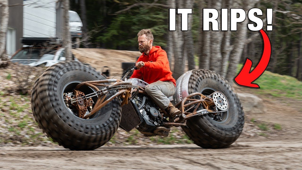 Experiencing the thrill of monster chopper!