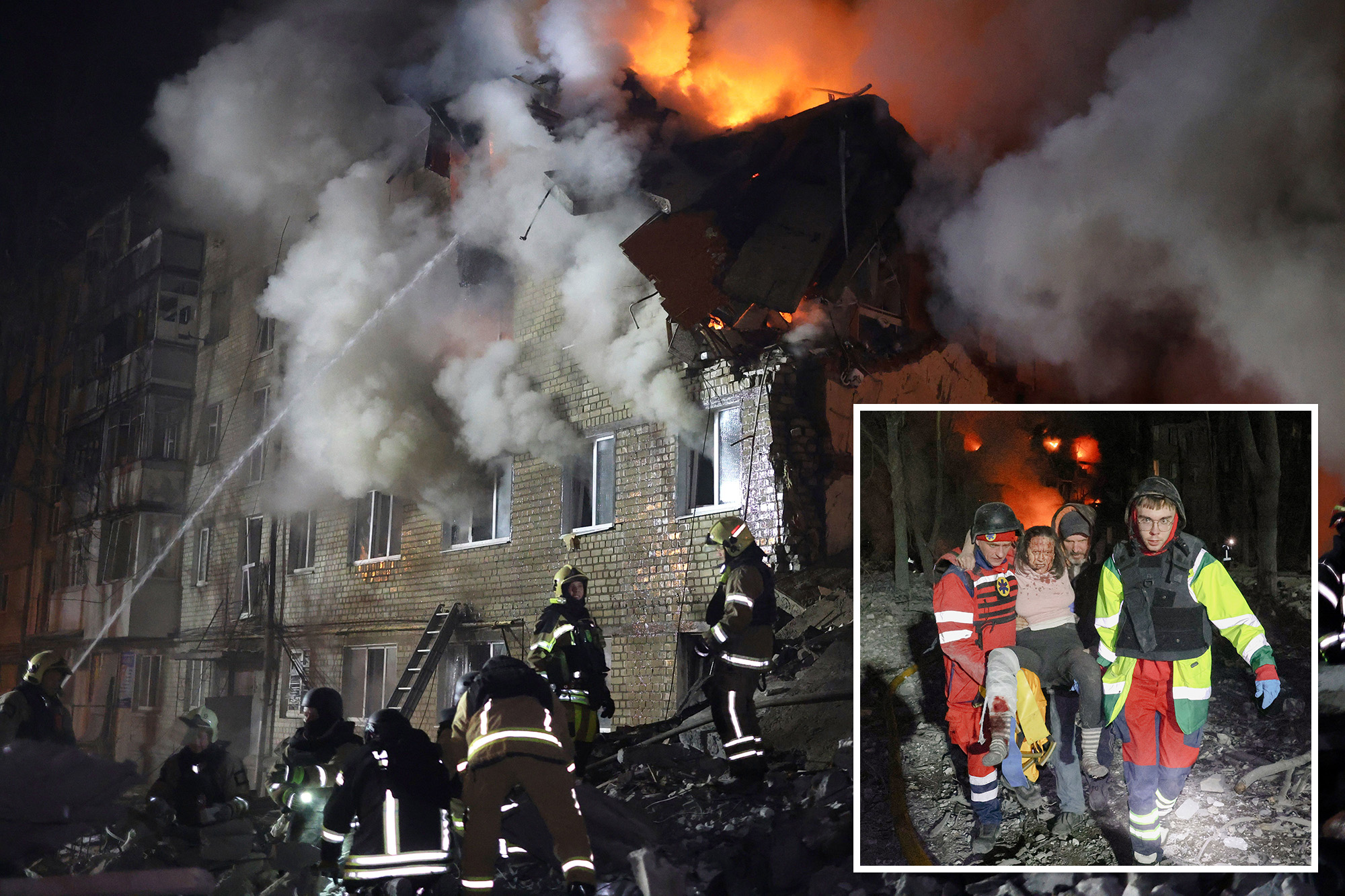 Russian missile attack on apartment building kills 11, including ...
