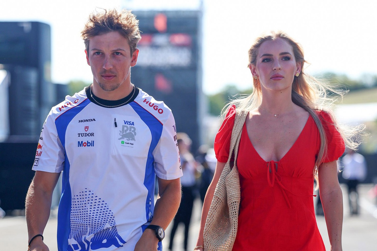 Liam Lawson's partner Hannah St John stuns fans with $350,000 F1 track ...