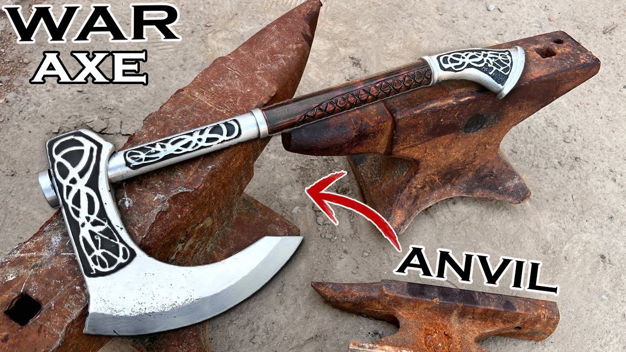I forged a stunning Valhalla axe 🪓
