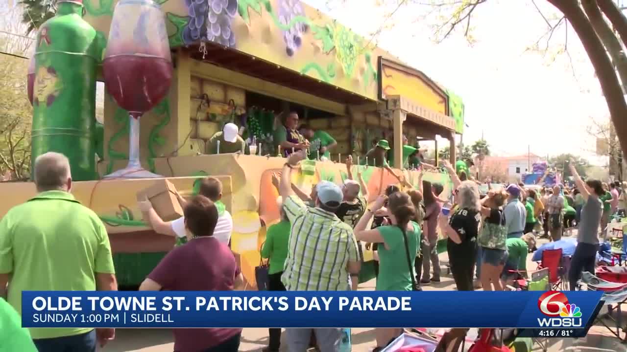 Slidell and Gretna St. Patrick's Day parades rolling Sunday