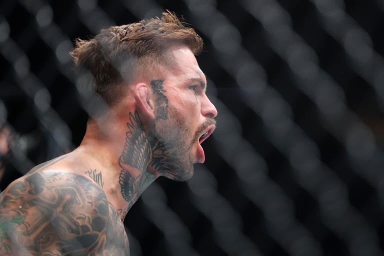 Garbrandt vomits in Octagon after suffering two low blows at UFC 326