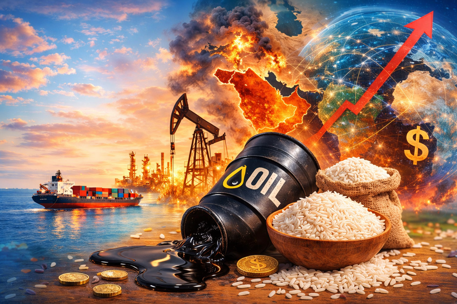 From oil to rice, here's how Middle East crisis may spread across ...