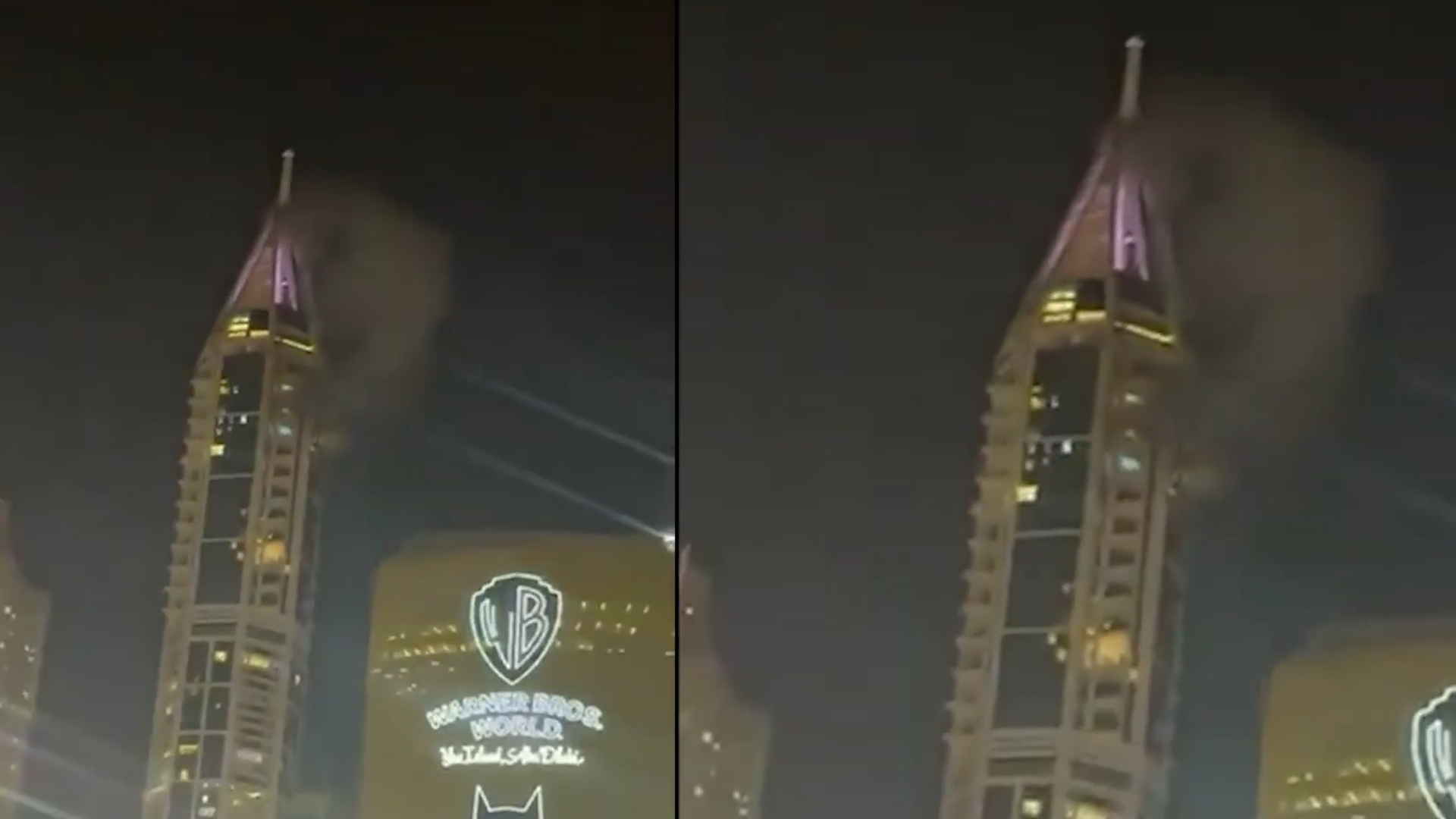 High-rise tower at Dubai Marina hit by drone as debris kills taxi driver
