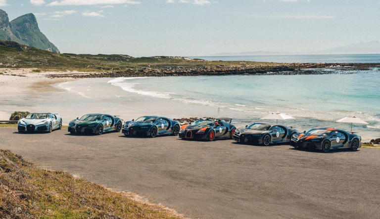 2026 Bugatti Grand Tour takes over Cape Town roads