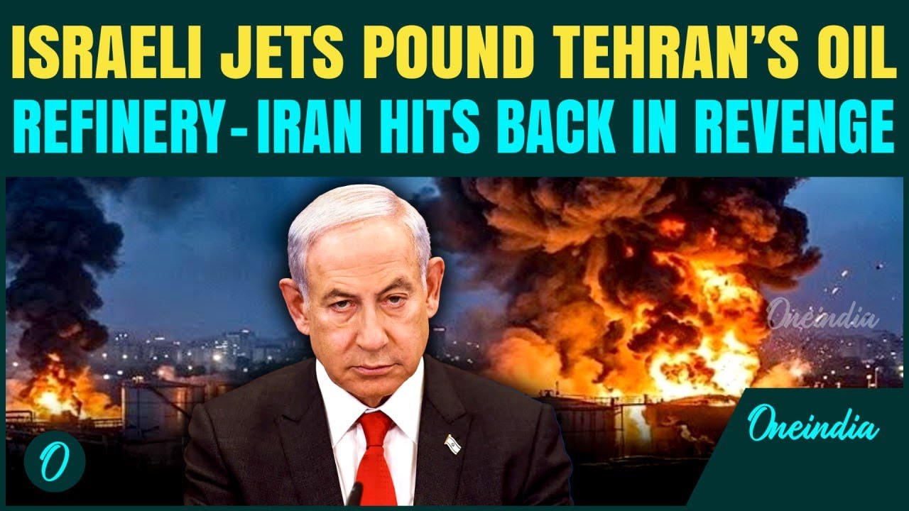 US bombs Tehran’s largest oil depot - apocalyptic scene in Iran | Haifa ...
