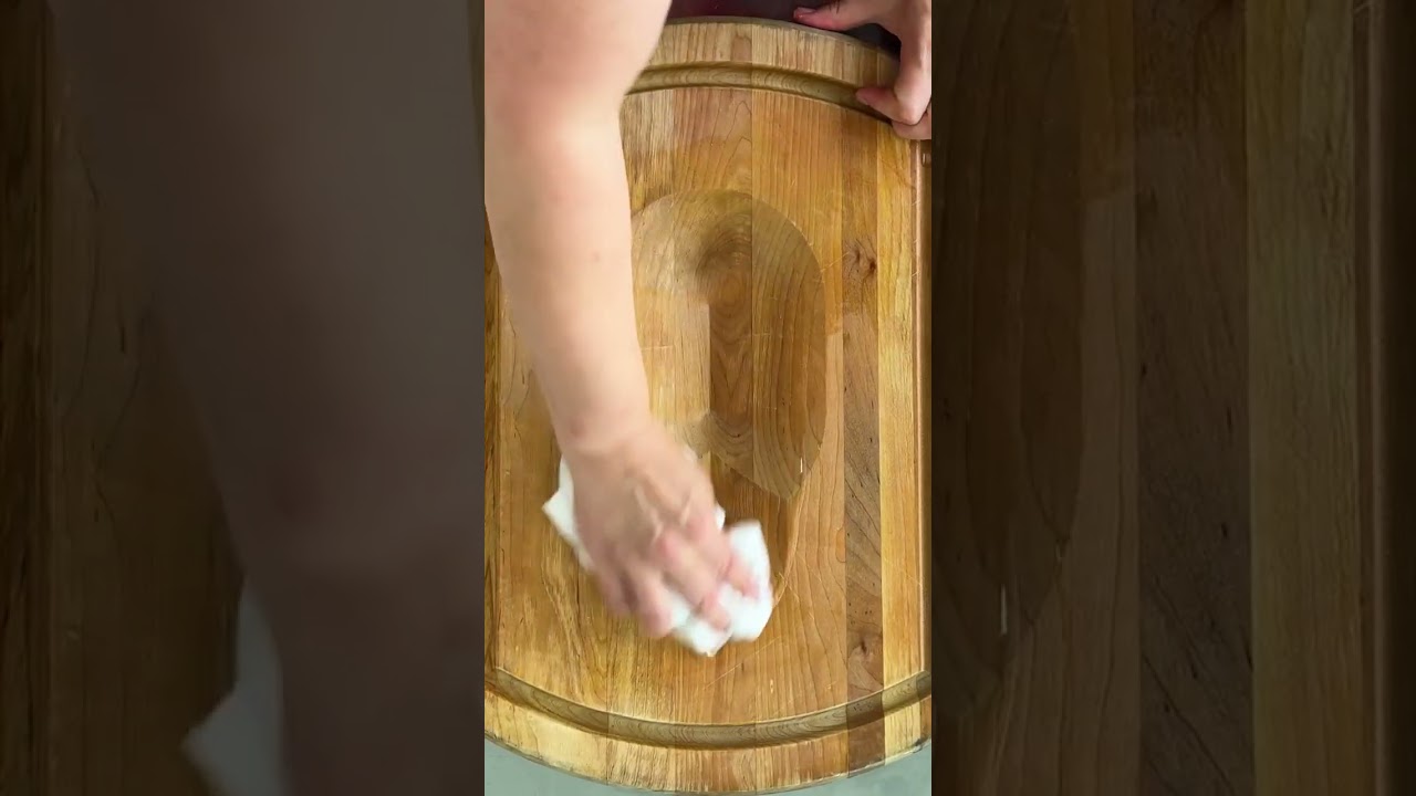 How to care for wooden cutting boards