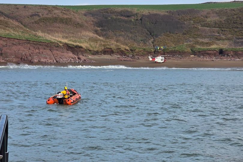 Person airlifted from Welsh coast during major rescue operation
