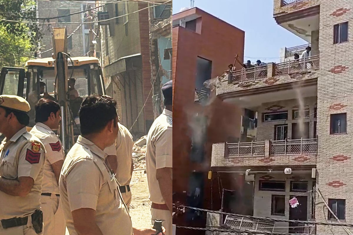 Uttam Nagar Holi murder case: MCD demolishes illegal parts of accused’s ...