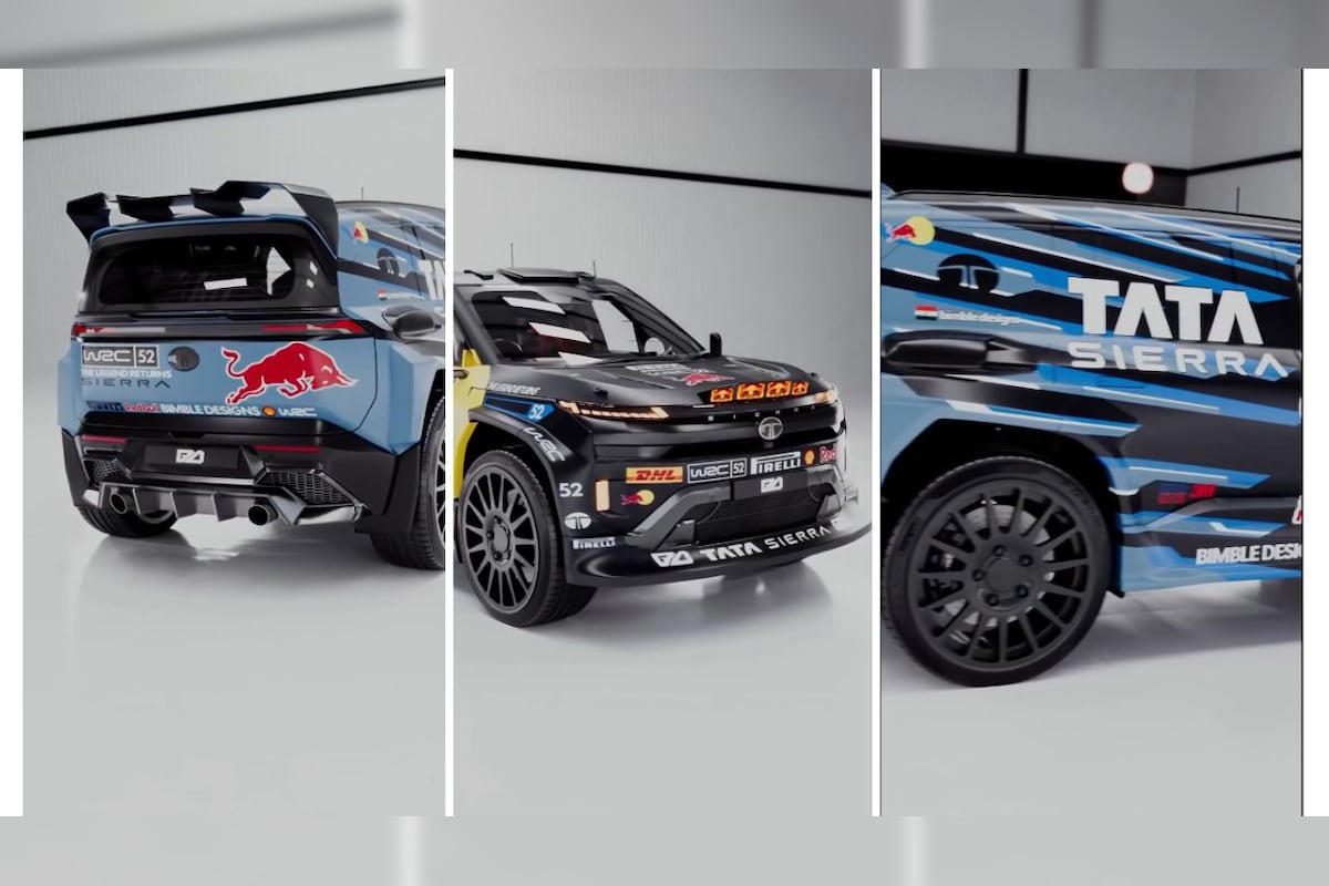 Tata Sierra rally edition rendered as bold off-road SUV with rally ...
