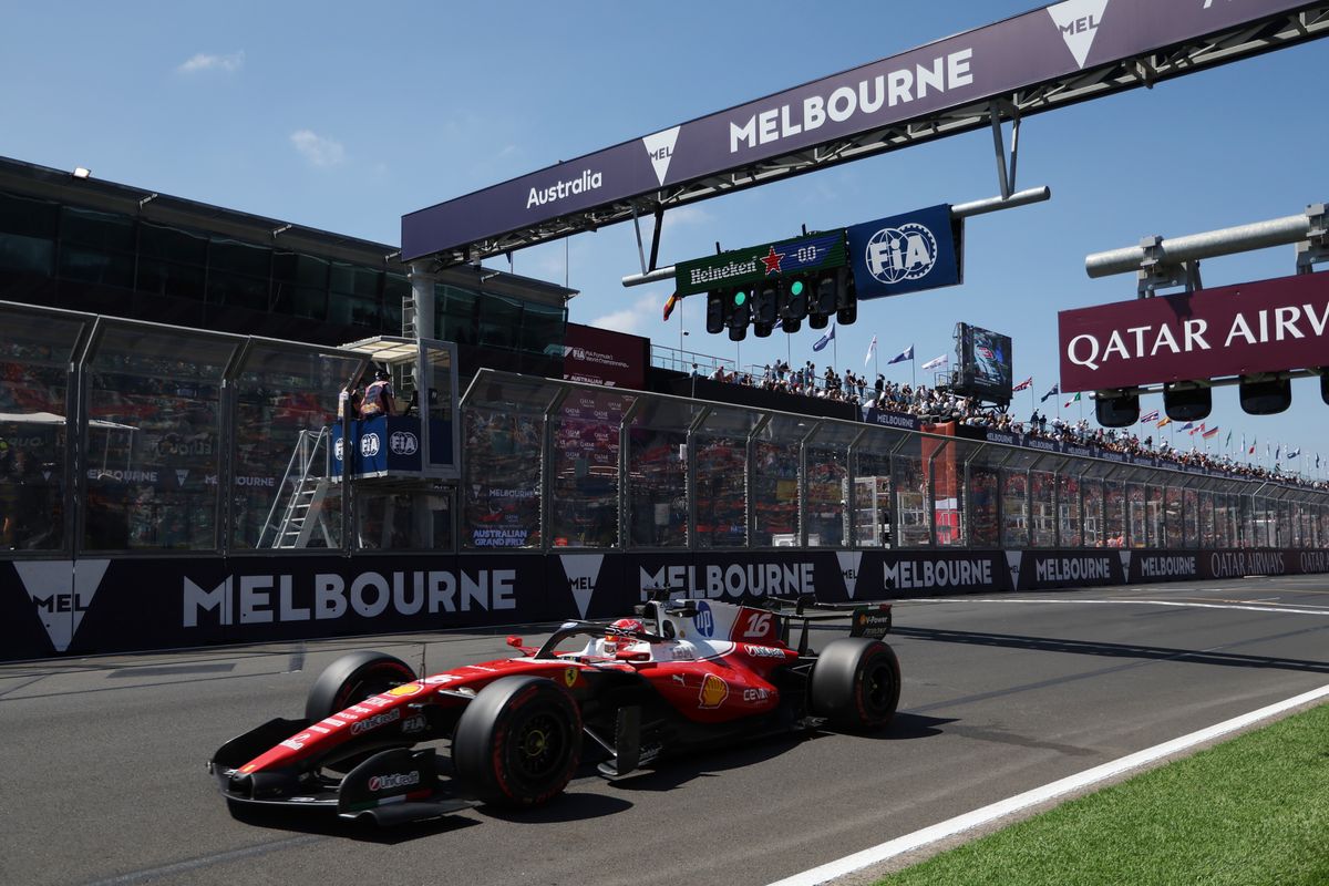 Here's the confirmed starting grid for the Australian Grand Prix