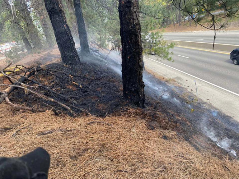 CAL FIRE responds to vegetation fire near Colfax