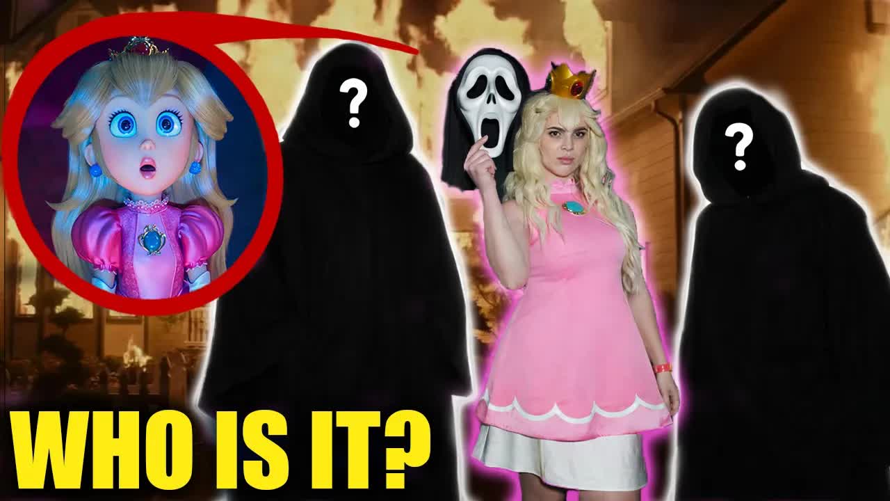 Princess Peach unmasks Ghostface! (Who is it?)
