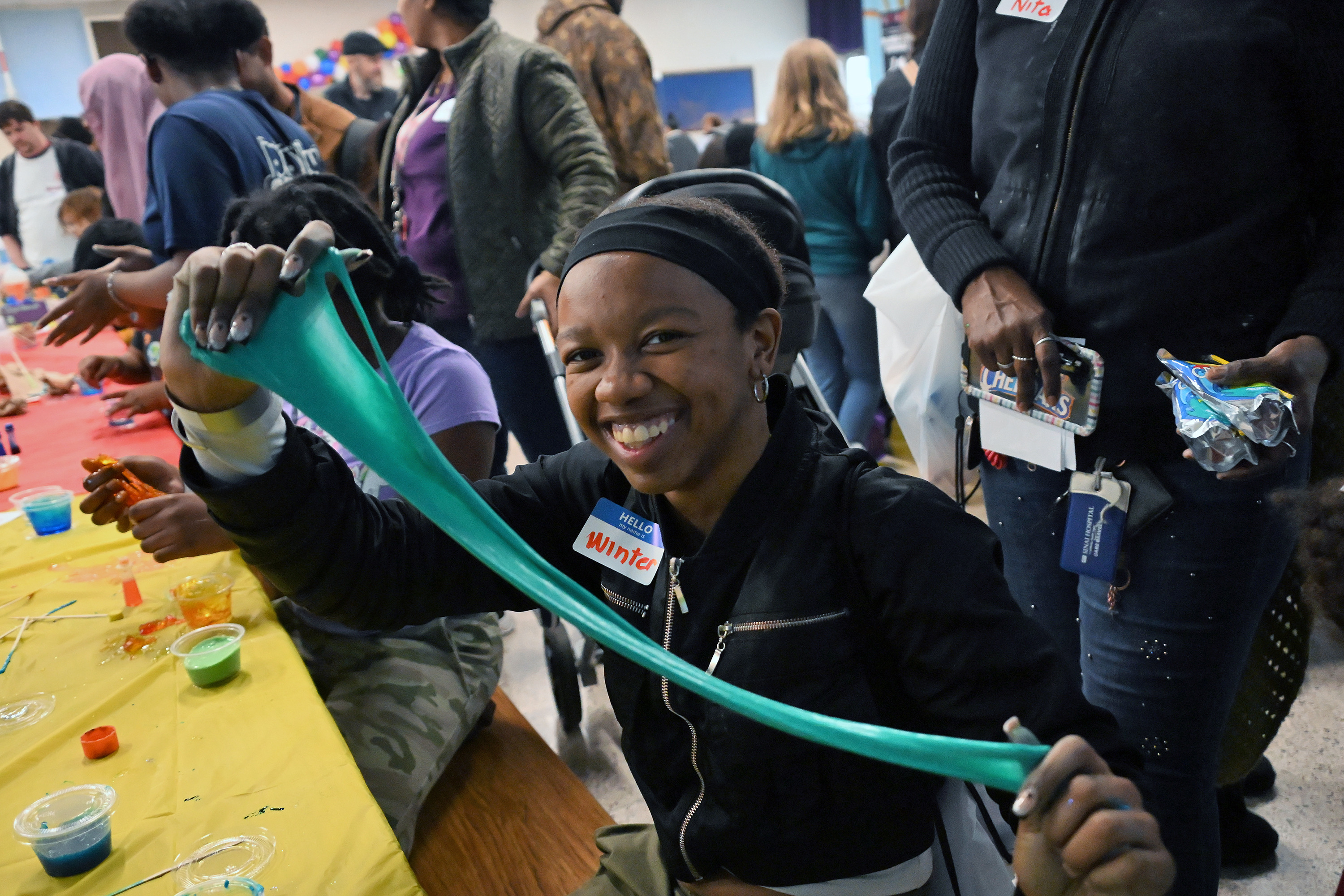 Baltimore students explore slime, robotics at STEAM event