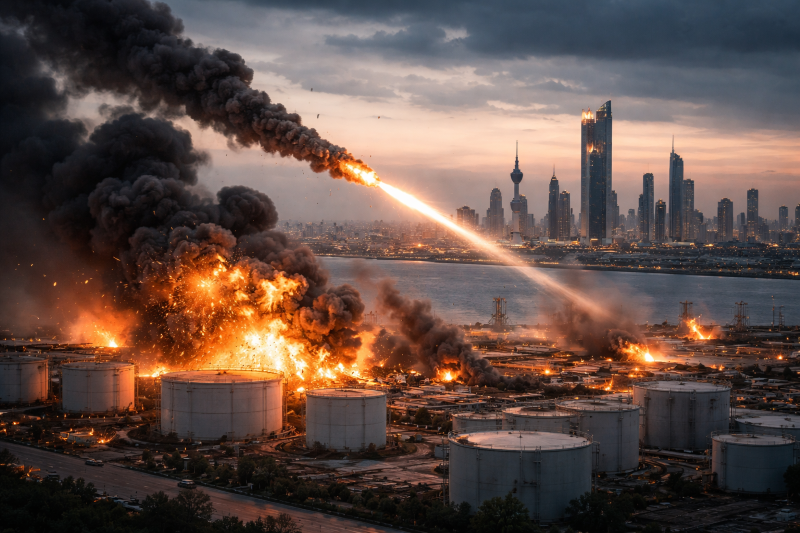 Iran targets Gulf: Drones hit Kuwait, missiles fired at Qatar, Saudi ...