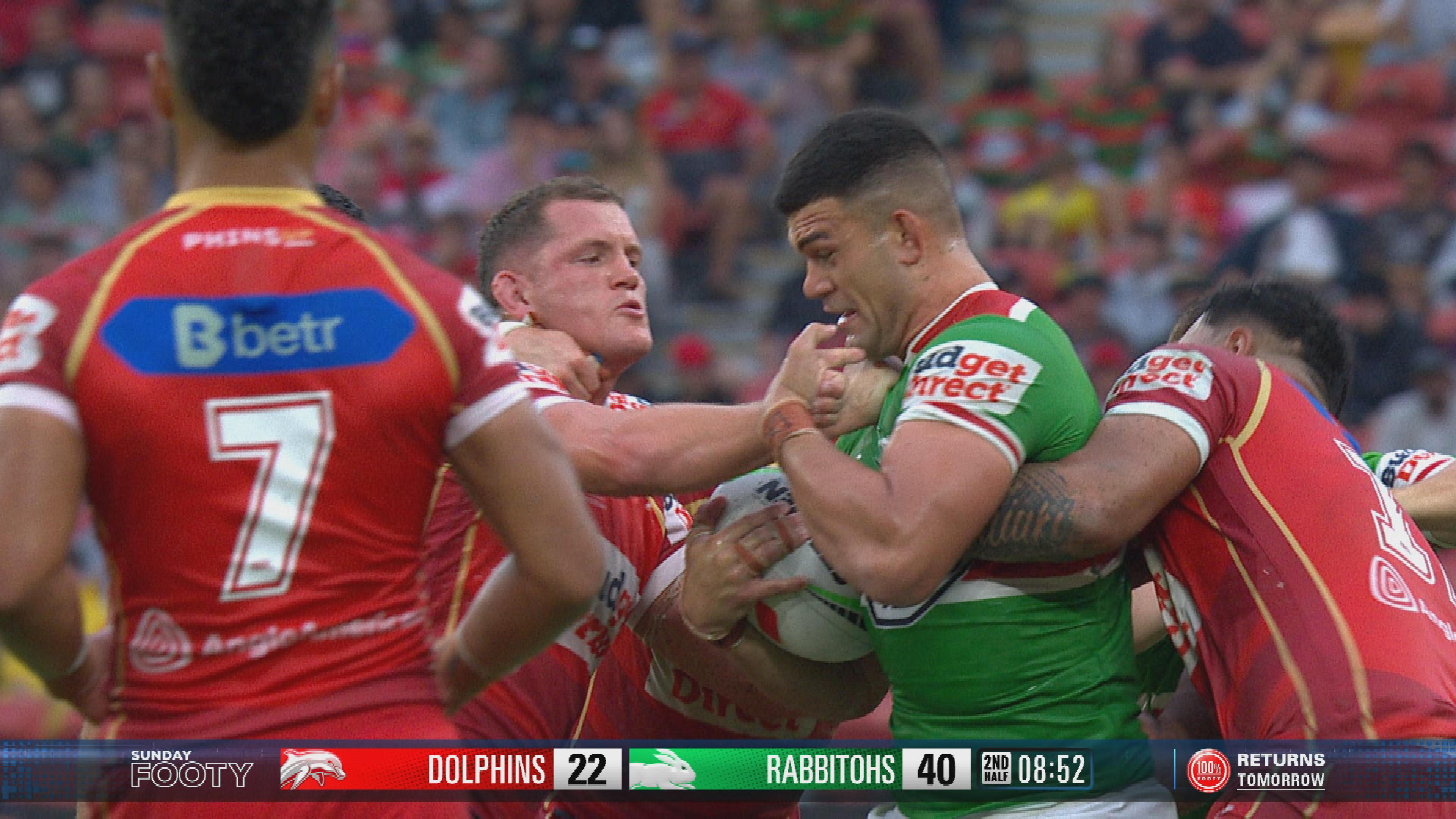 Fifita, Gilbert sin-binned, Bunnies recruit blows kisses