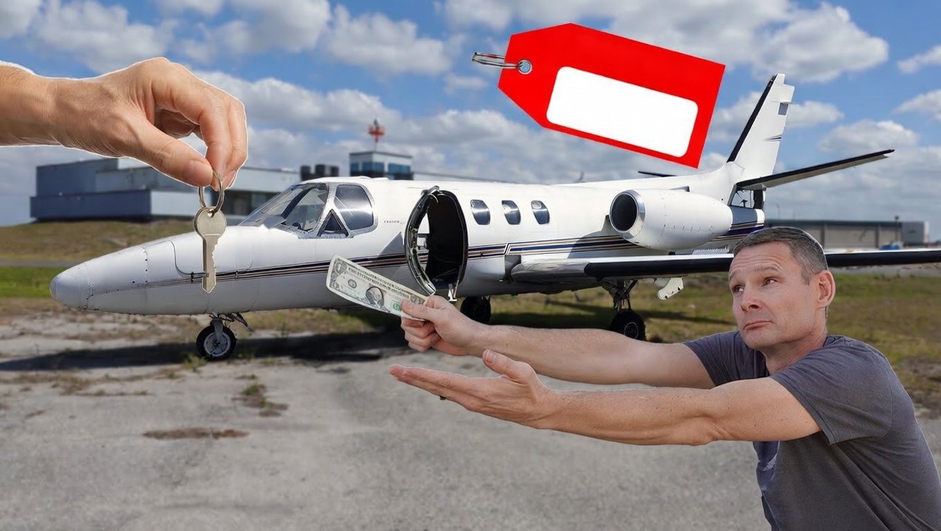 Bargain alert: I just bought a private jet for $1!