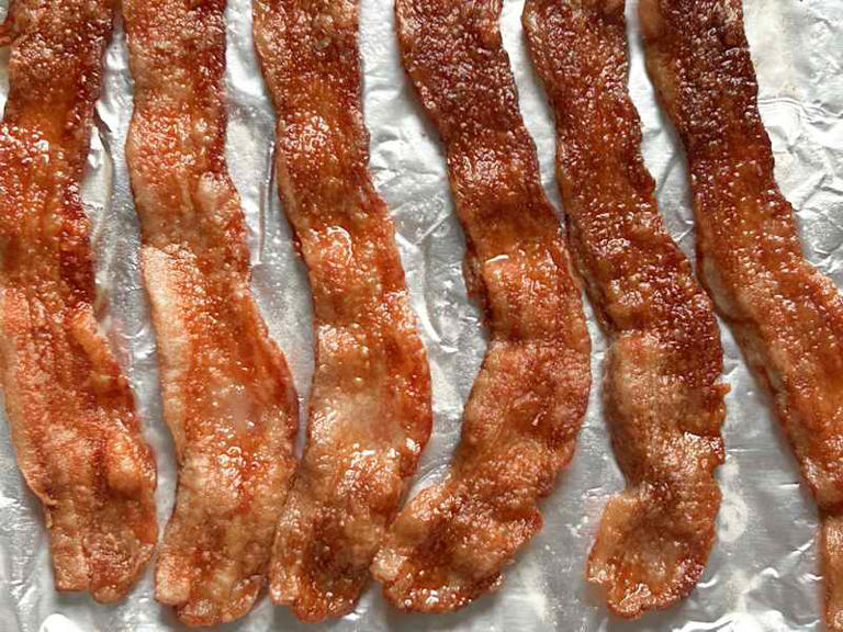 Next time you cook bacon, dip each strip in this (so crispy!)