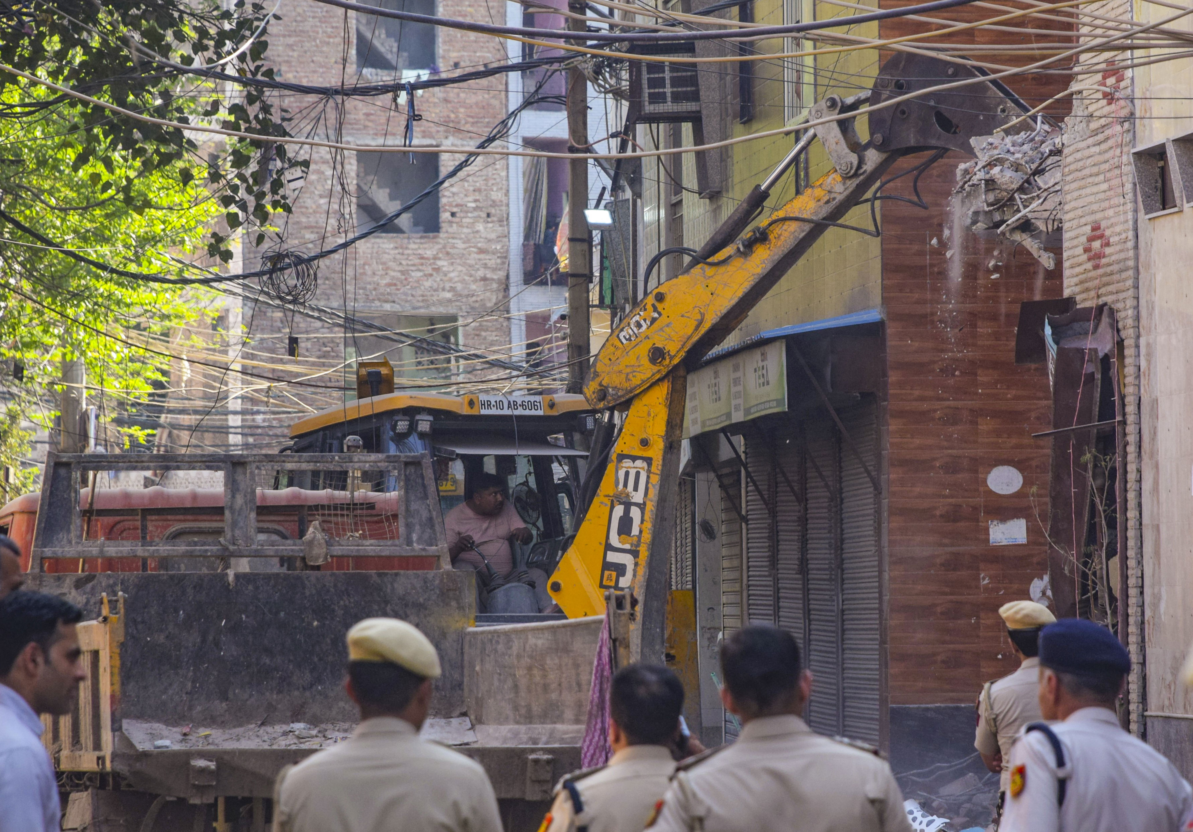 Bulldozer action in Uttam Nagar as tensions simmer after Holi clash ...