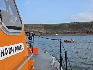 Watch: Tenby RNLI's lifeboat launch - to kick-off a busy weekend for crew
