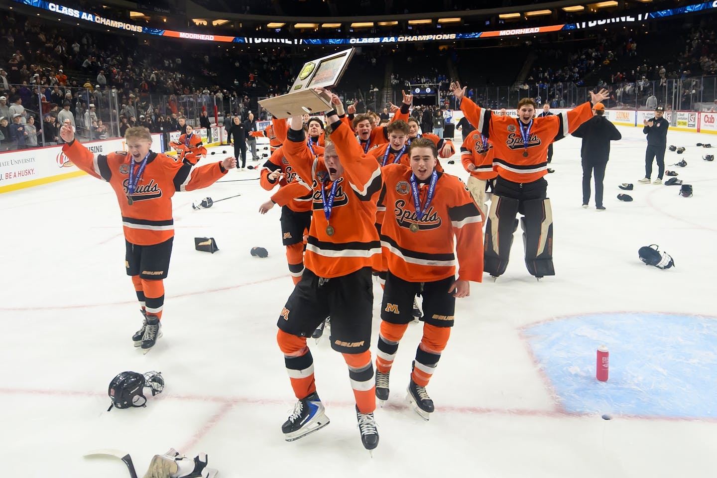 How Moorhead won the Class 2A boys hockey title in double overtime over ...
