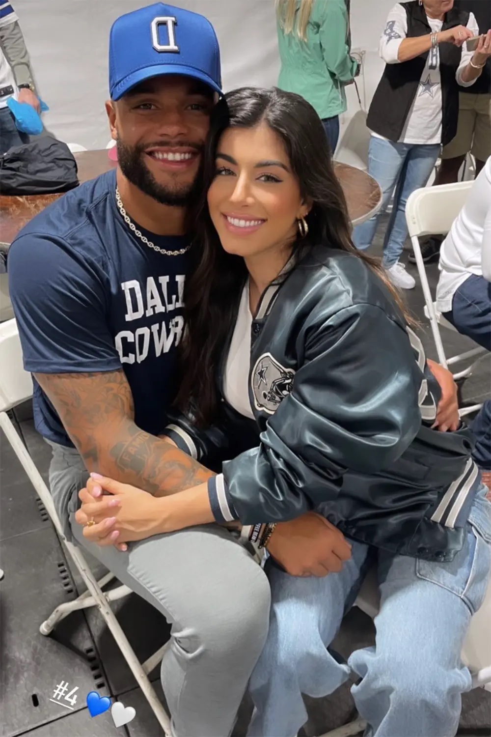 Dak Prescott’s fiancée Sarah Jane Ramos hinted at breakup with cryptic ...