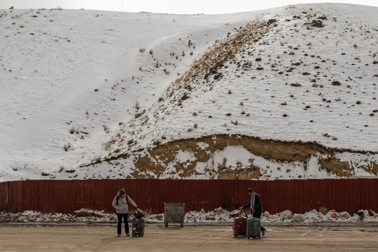 Iran's border with Turkey offers a way out, but few are leaving for good